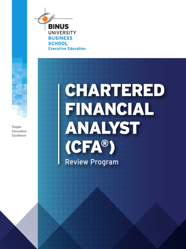 E Brochure CFA Prep Program 2017 | PDF | Chief Financial Officer | Financial Economics