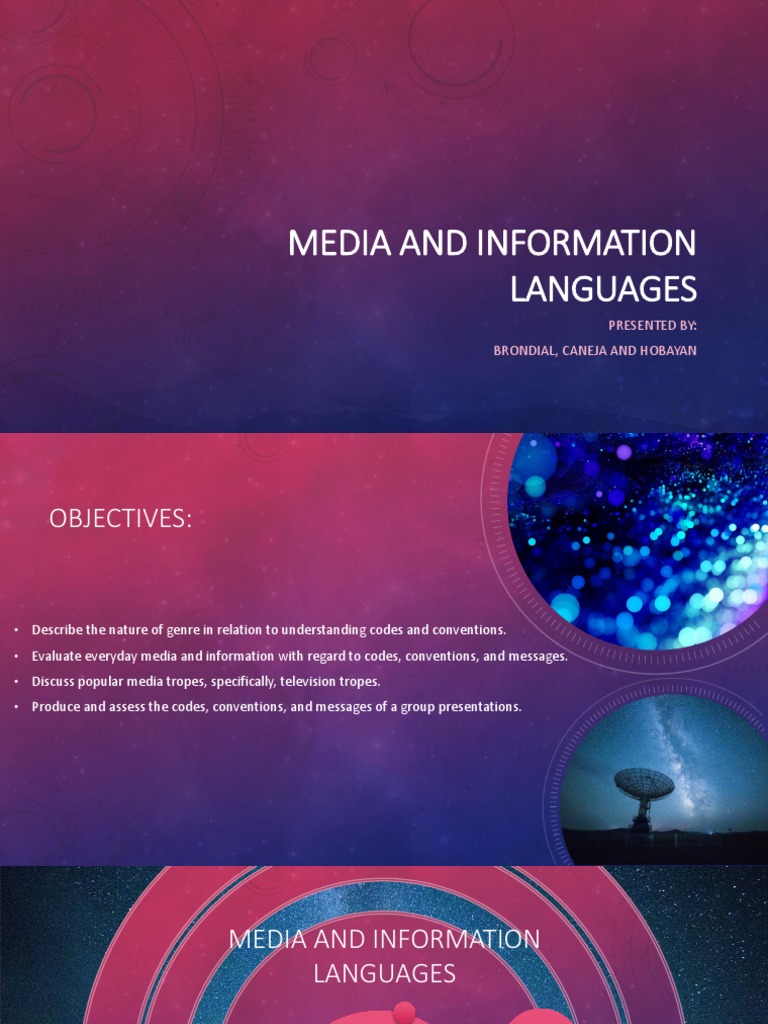 Media and Information Languages | PDF | Semiotics | Cognitive Science