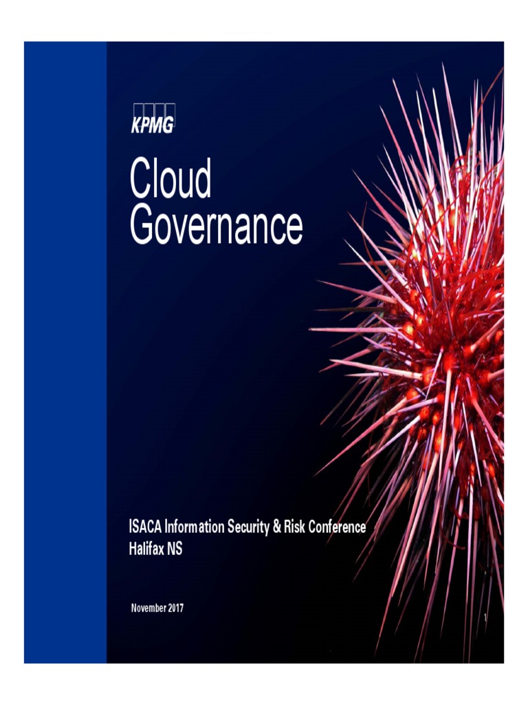 Cloud Governance ISACA KPMG 2017 | PDF | Cloud Computing | Computer ...