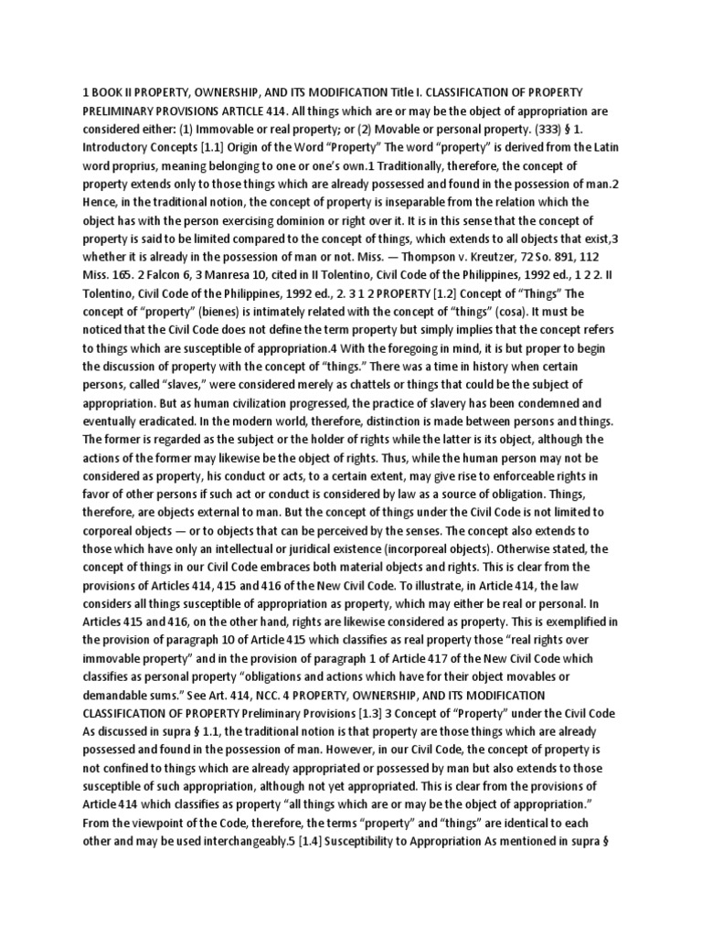 1 Book II Property | PDF | Social Science | Philosophy