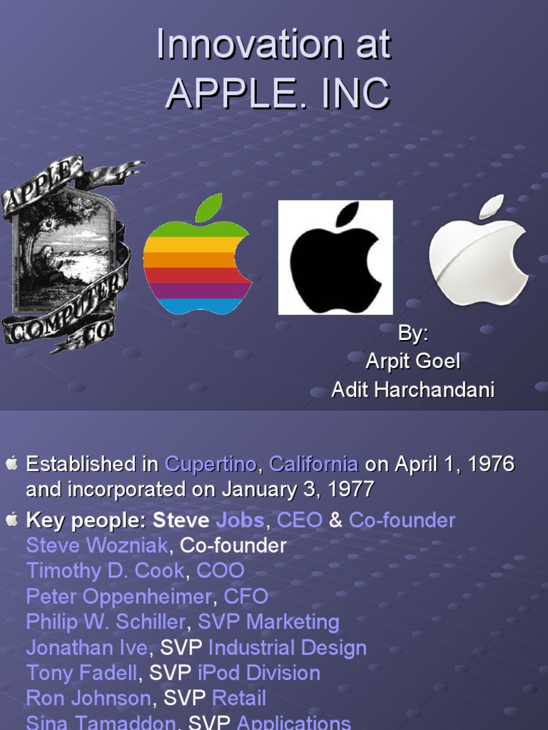 Innovation at Apple. Inc | PDF | Mac Os | I Life