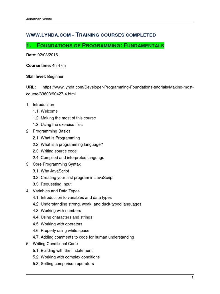 Training Courses | PDF | Microsoft Excel | Html