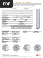 Ericsson - 840590966 - Antenna Spec Sheet | PDF | Antenna (Radio) | Decibel