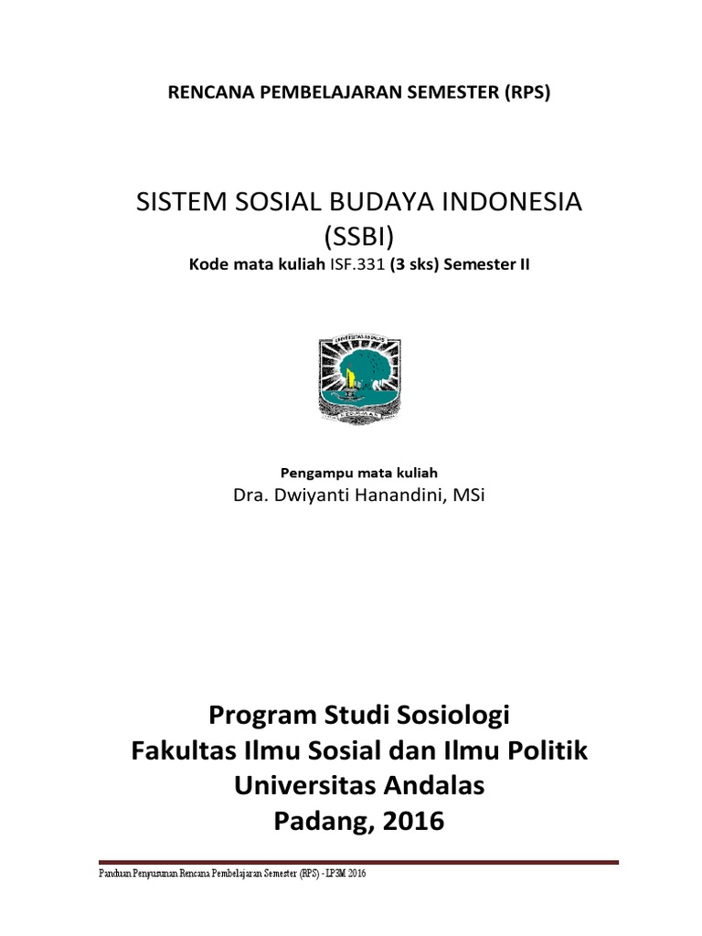 Rps Ssbi Baru-Min | PDF | Sains & Matematika
