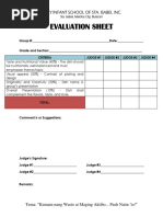 Menu Making Rubrics | PDF