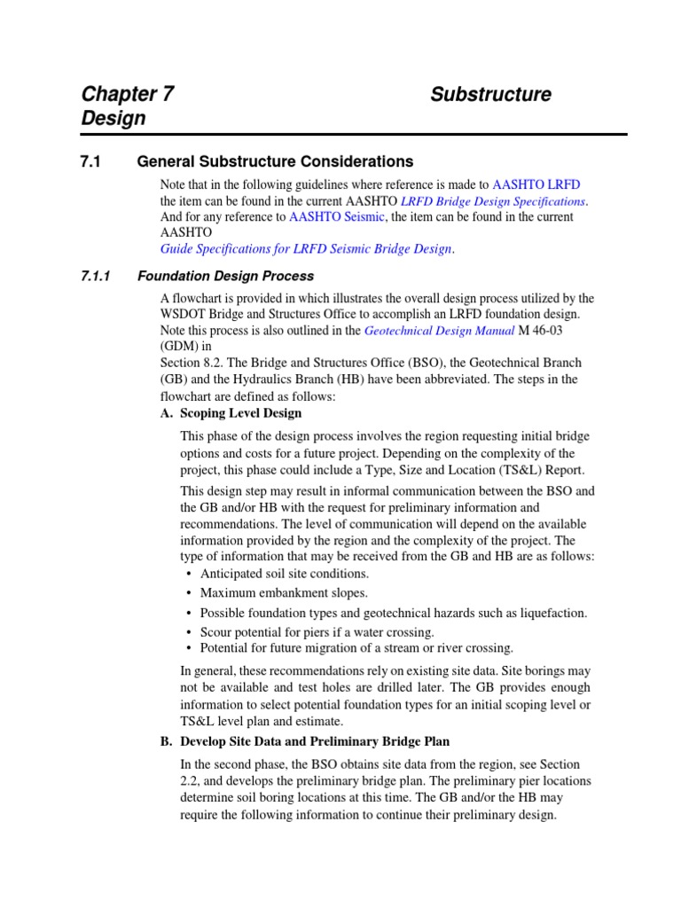 Substructure Design | PDF | Geotechnical Engineering | Foundation (Engineering)