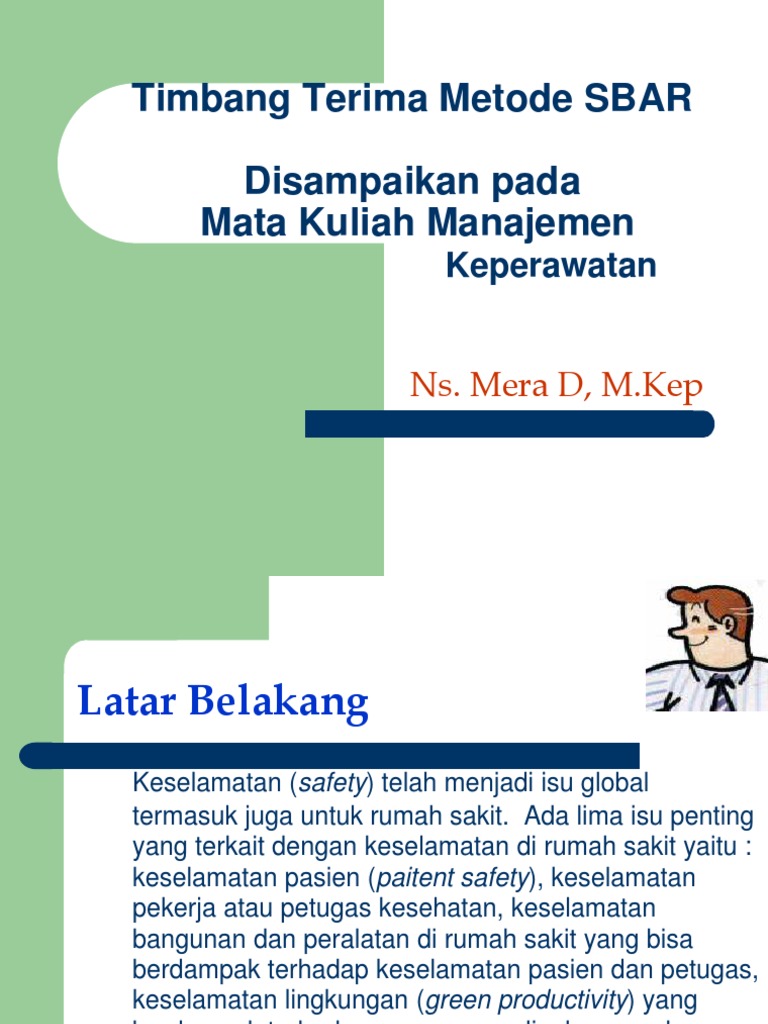 Metode SBAR Revisi | PDF