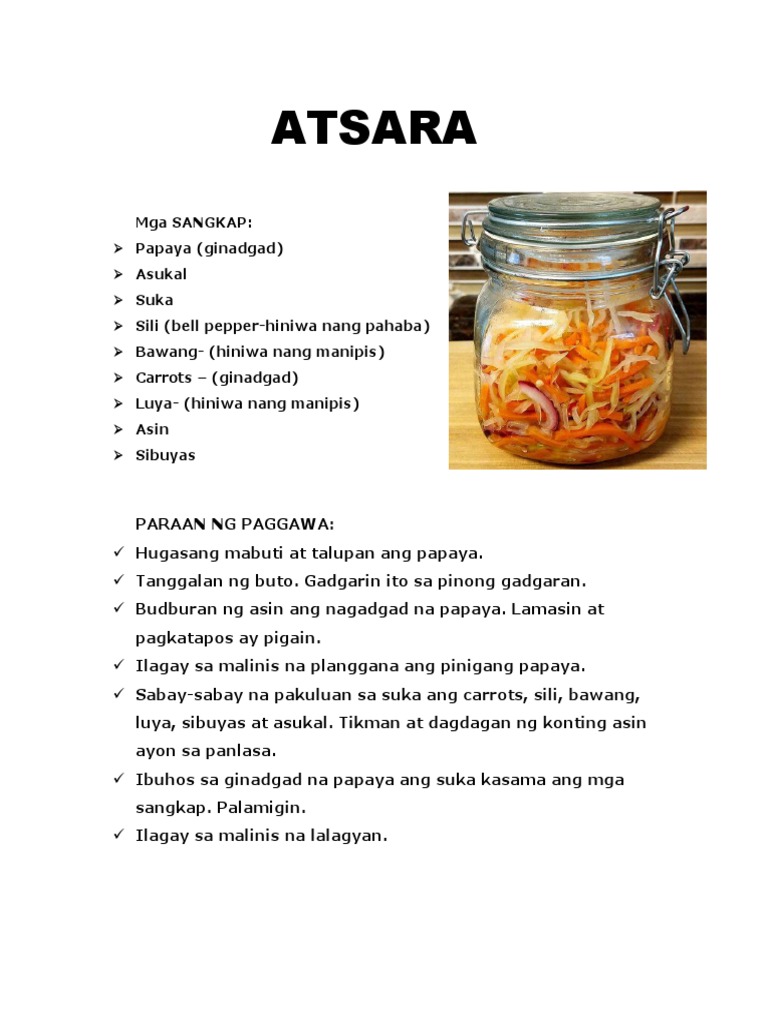 ATSARA | PDF