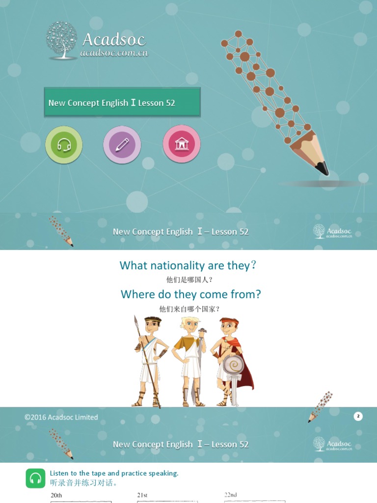 New Concept English - Lesson 52 | PDF | Languages | Language Arts ...