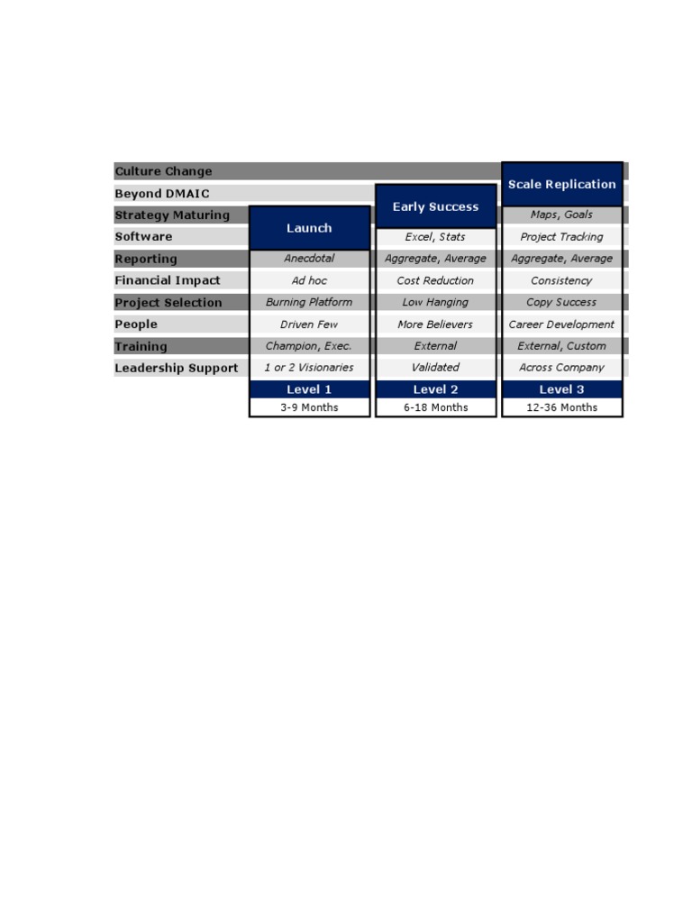 Operational Excellence Maturity Model | PDF | Six Sigma | Business