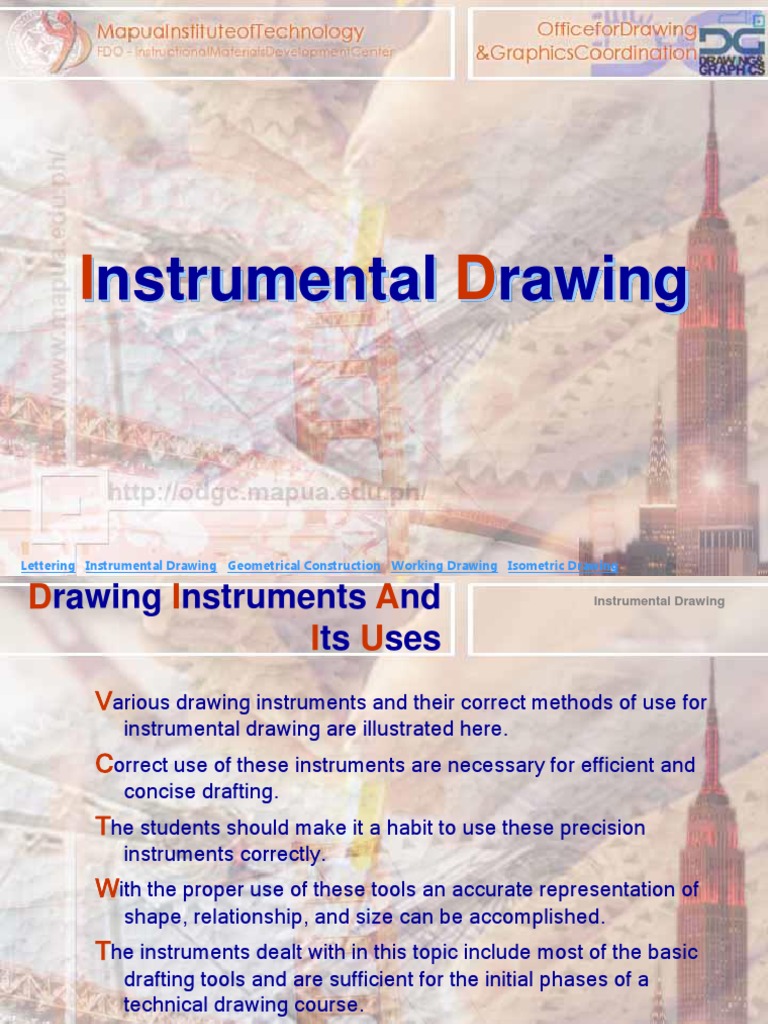 Instrumental Drawing | PDF | Drawing | Technical Drawing