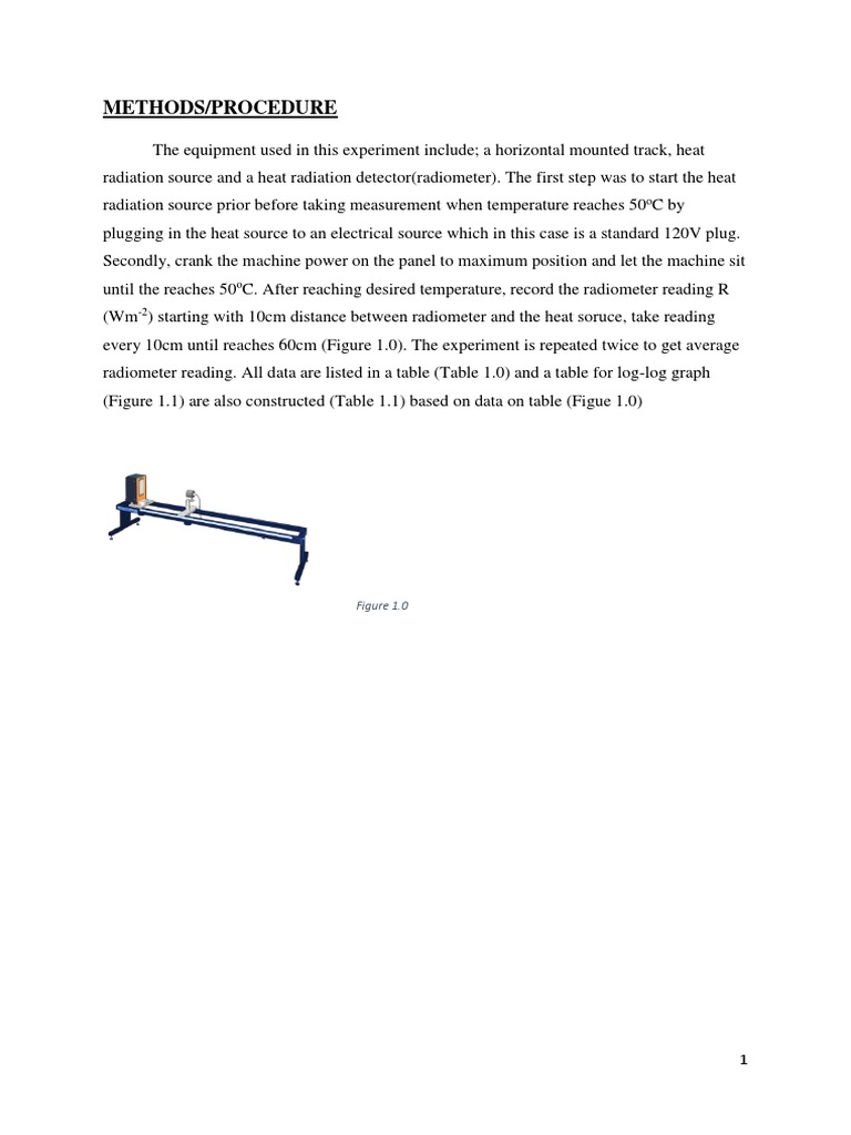 Radiation Heat Transfer Experiment | PDF | Heat | Radiation
