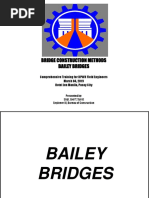 Bailey Bridge Design Manual | PDF | Truss | Civil Engineering