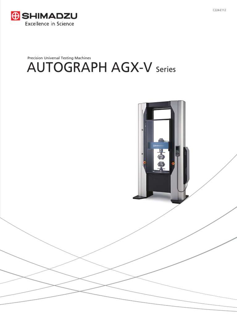 Shimadzu AGX-V Series | Deformation (Engineering) | Sheet Metal | Free 30-day Trial | Scribd