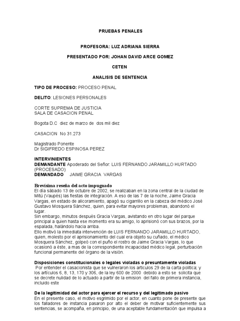 Analisis de Sentencia | PDF | Estoppel colateral | Sentencia (ley) Analisis de Sentencia | PDF | Estoppel colateral | Sentencia (ley)
