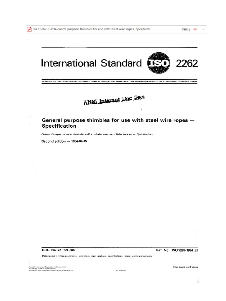 Iso 2262-1984 | PDF