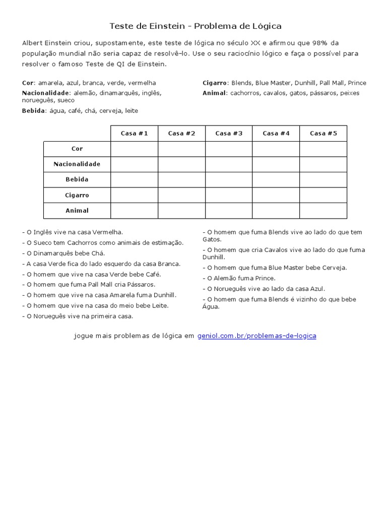 Teste de Einstein | PDF