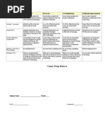 Comic Strip Rubric | PDF | Comics | Entertainment