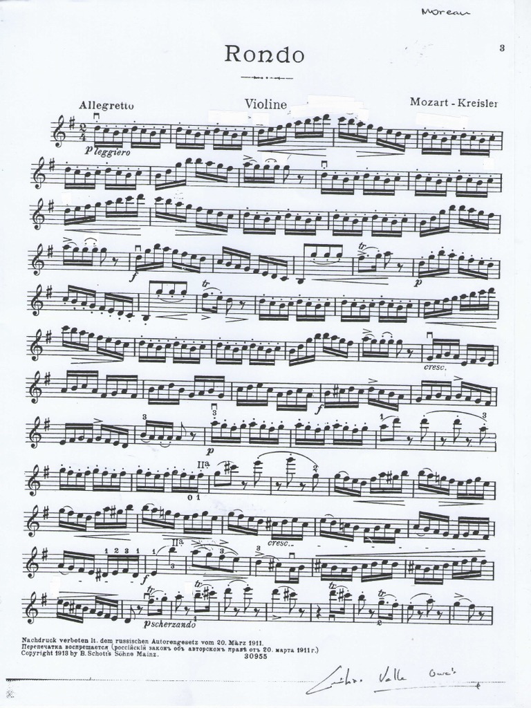 Mozart Rondo Orig PDF | PDF