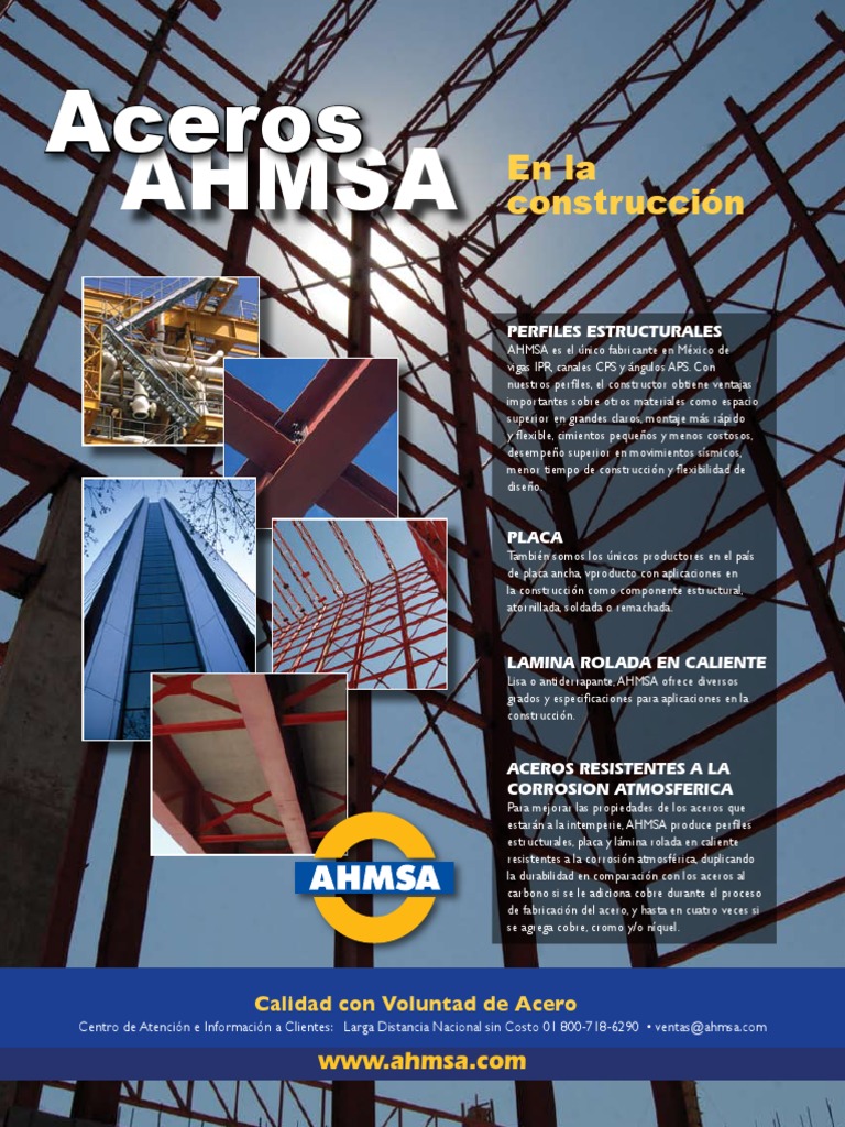 Pruductos Ahmsa | PDF | Acero | Cobre