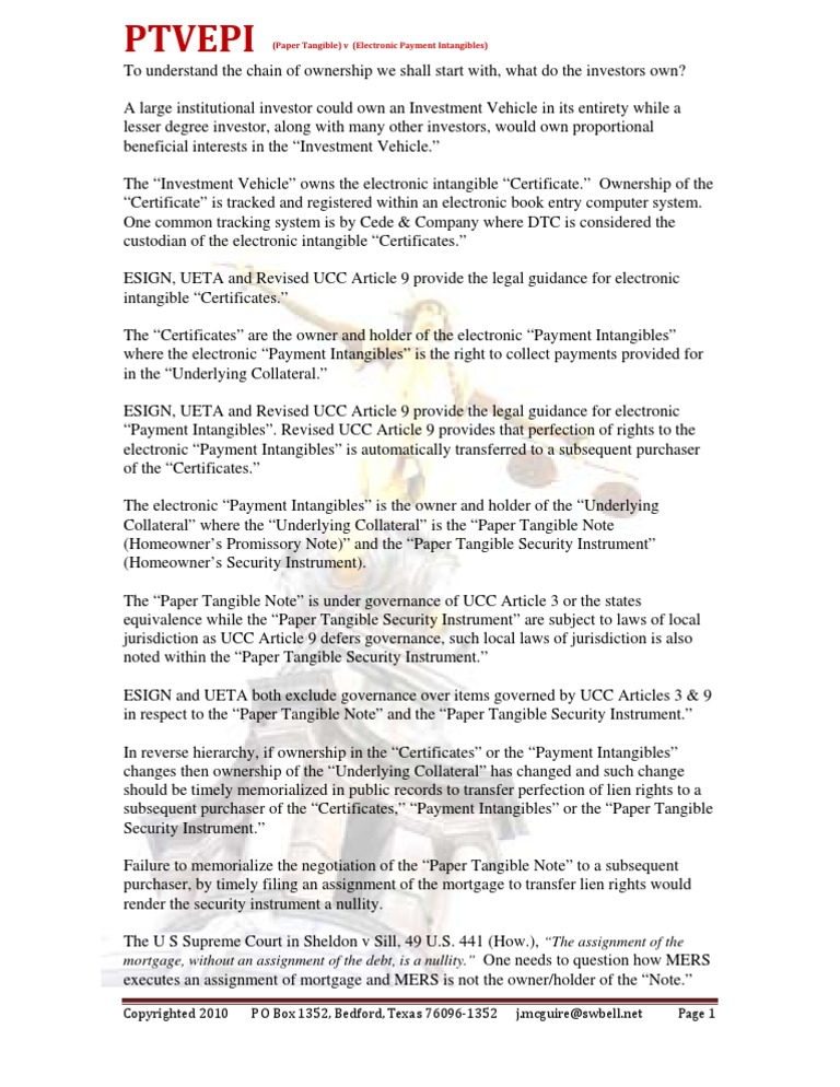 PT V EPT The Explanation | PDF | Uniform Commercial Code | Securities (Finance)