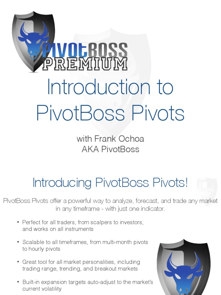 Introduction to PivotBoss Pivots | PDF | Market Trend | Investing
