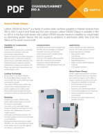 Vertiv Liebert Sts2 Static Transfer Switch Brochure SL 20600 | PDF ...