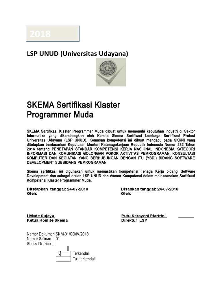 Skema Programmer Muda | PDF