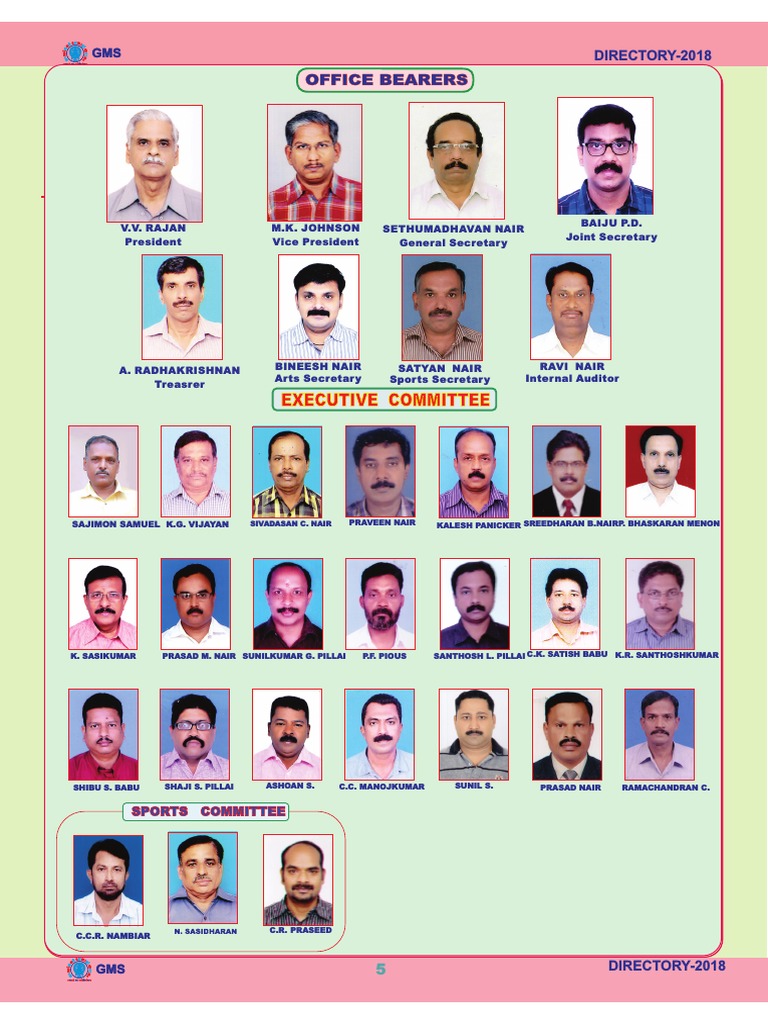 Executive Committee Executive Committee: Office Bearers Office Bearers ...