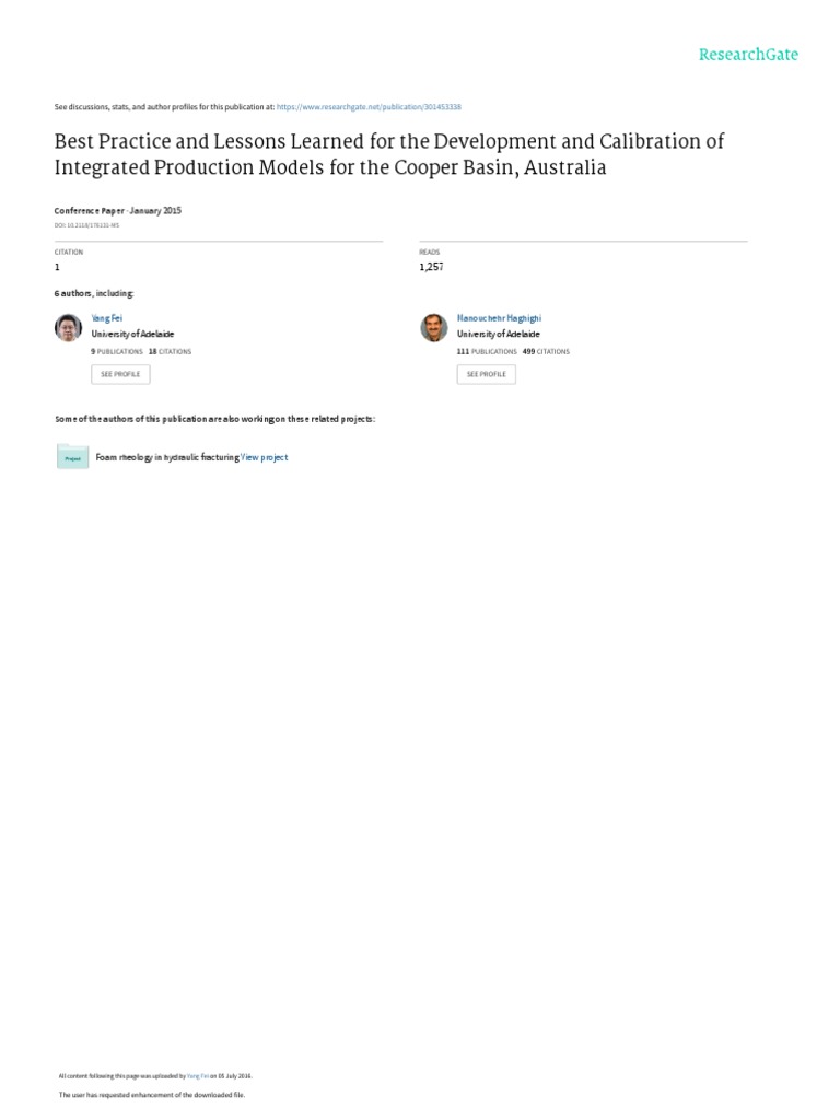 Best Practice and Lessons Learned For The Development and Calibration ...