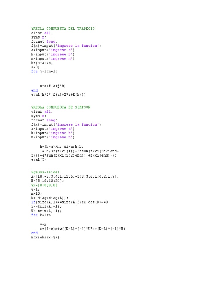 Solving Equations with MATLAB | PDF