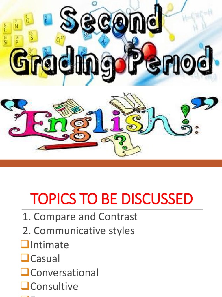 GRade - 9 Topic Second Quarter | PDF | Foreign Language Studies