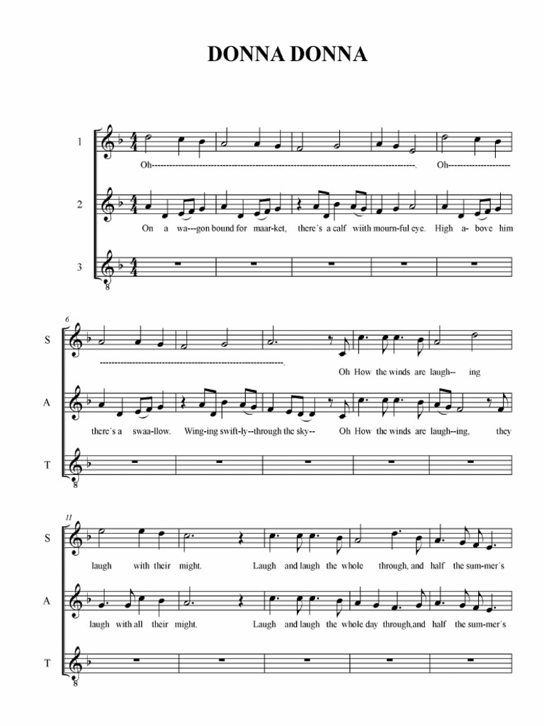 Donna Donna PDF | PDF