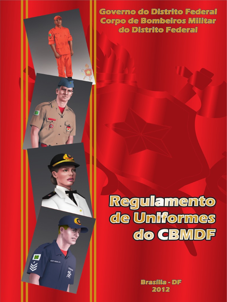DF Regulamento Uniformes CBMDF | PDF | Oficial (Forças Armadas) | Vermelho