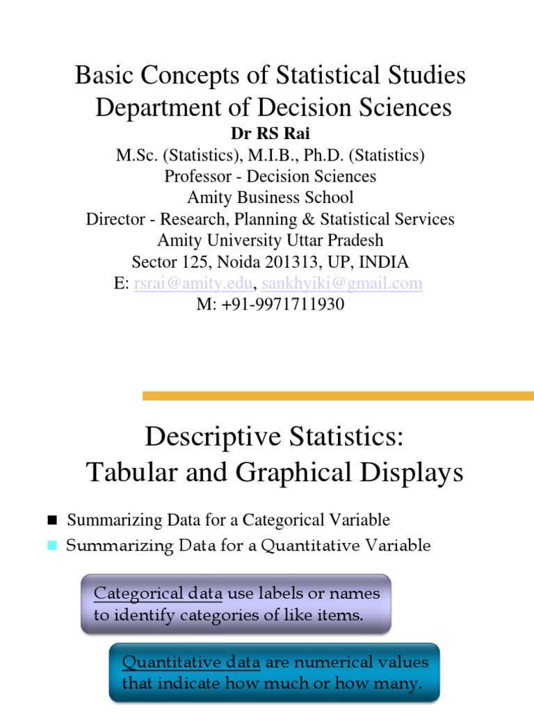 Tabular and Graphical Descriptive Techniques Using MS-Excel | PDF ... Tabular and Graphical Descriptive Techniques Using MS-Excel | PDF ...