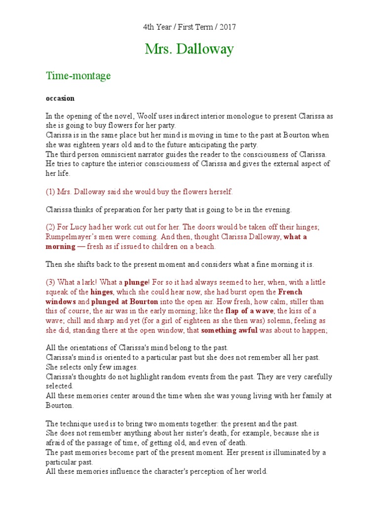 Mrs. Dalloway | PDF | Mrs Dalloway | Virginia Woolf