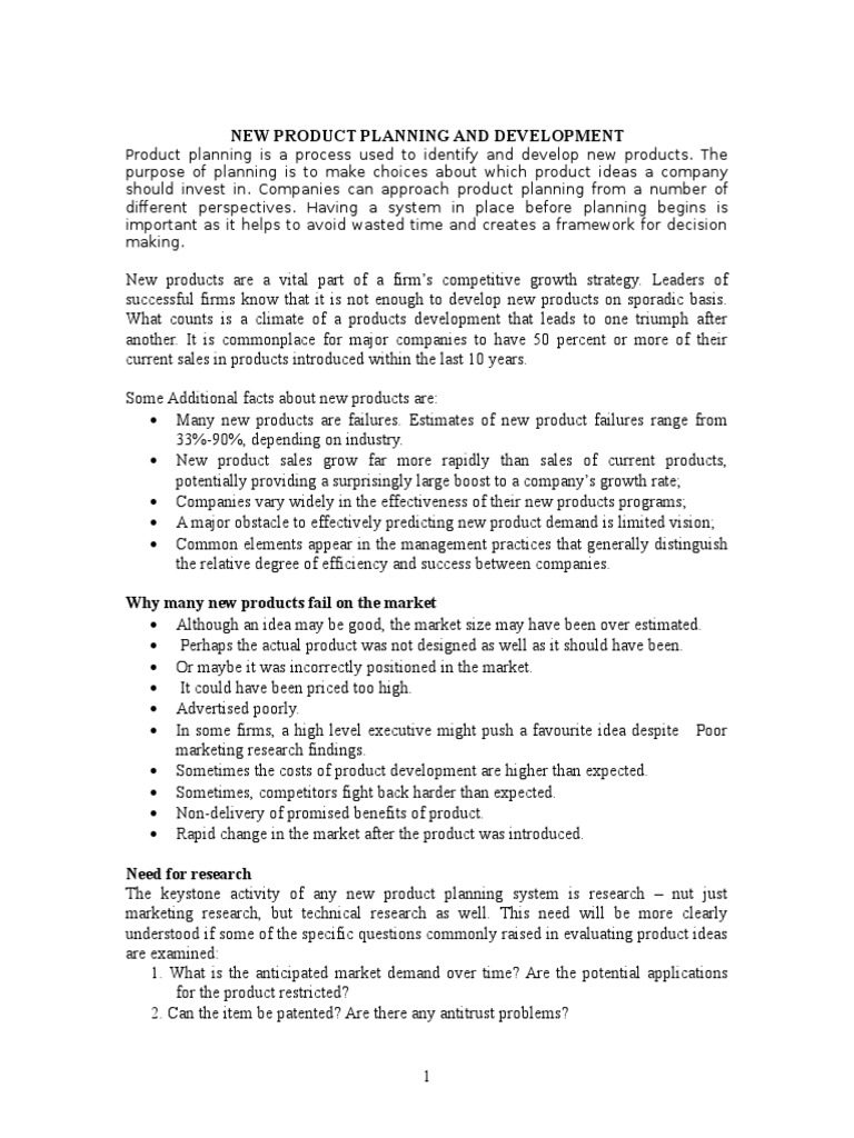 New Product Planning Essentials | PDF | Packaging And Labeling | New ...