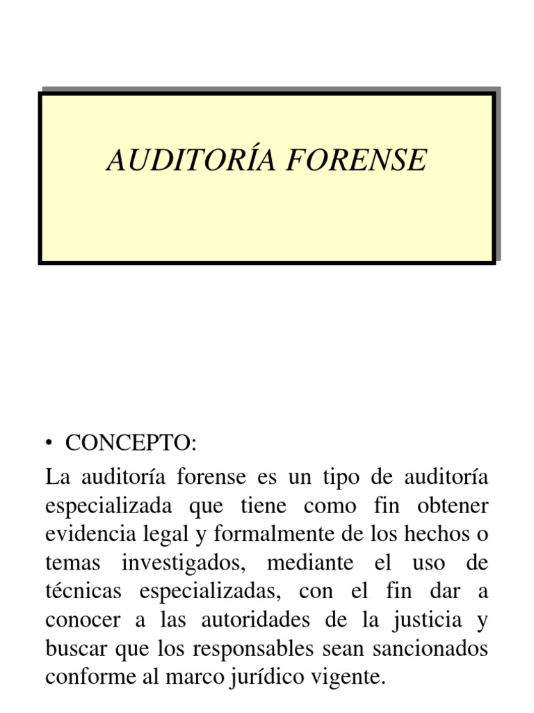 Auditoria Forense | PDF | Auditoría | Bancos