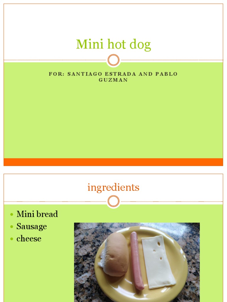 Mini Hot Dog | PDF
