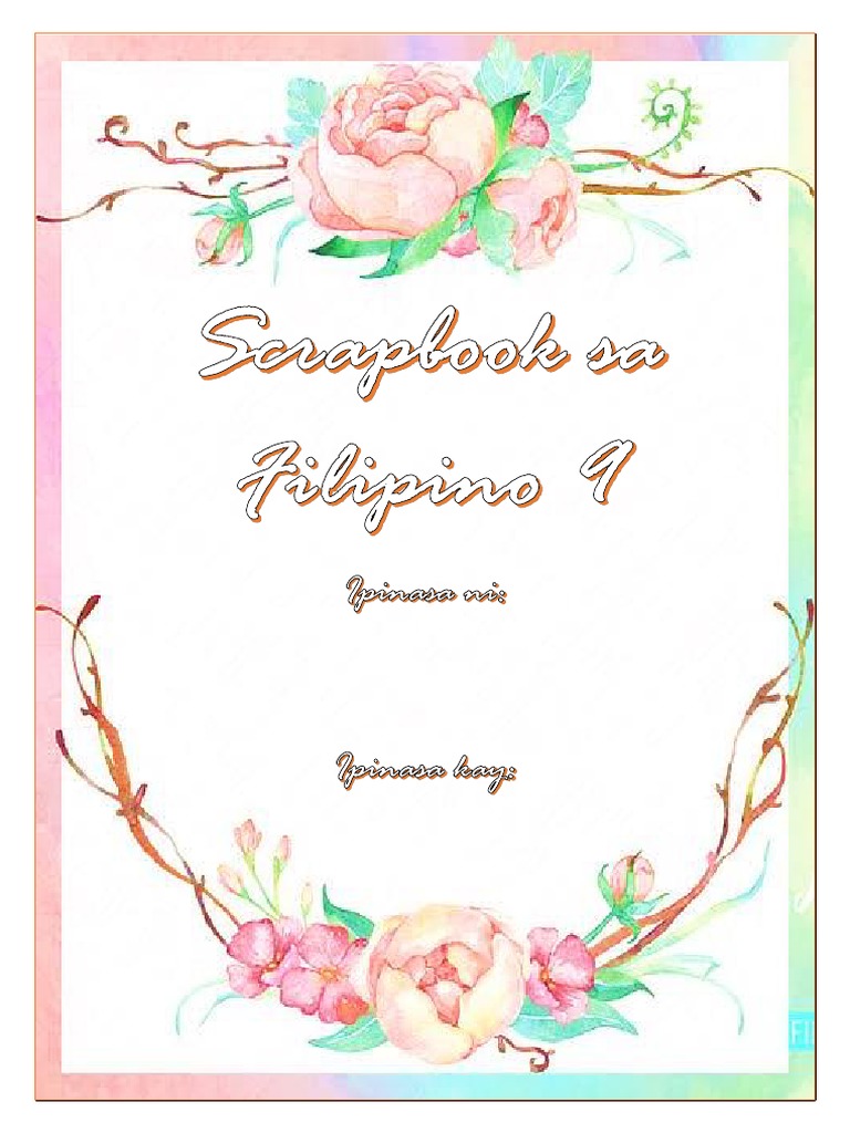 Scrapbook Sa Filipino 9 | PDF