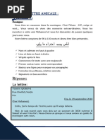 Lettre Amicale | PDF