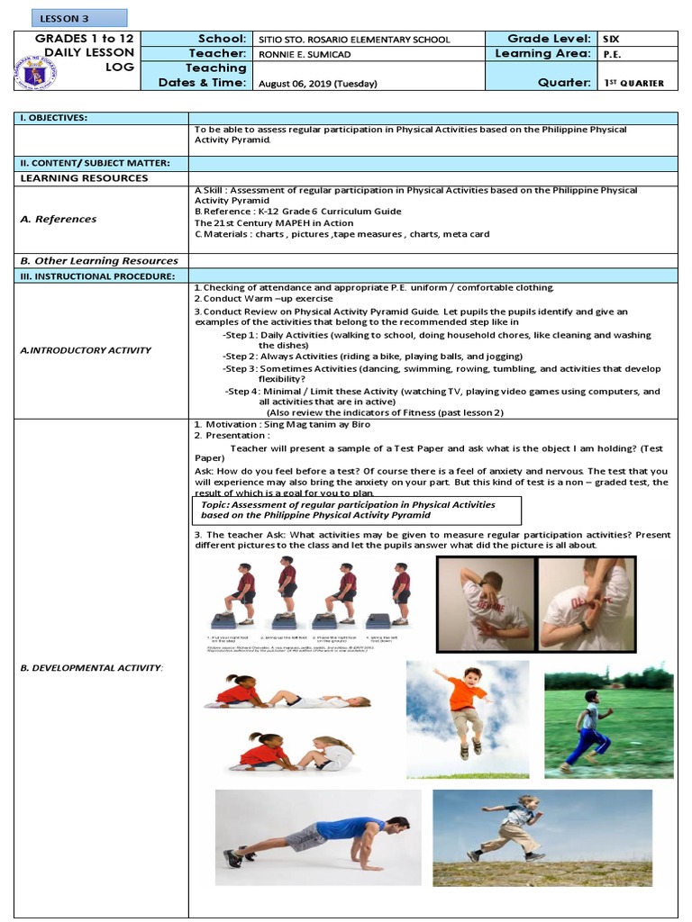 DLP P.e.6 Lesson 3 Q-1 | PDF | Learning | Behavior Modification