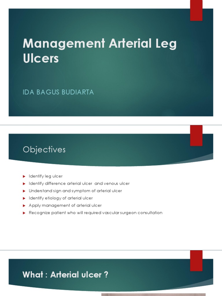 Managemnet Arterial Ulcers | PDF | Artery | Blood Vessel