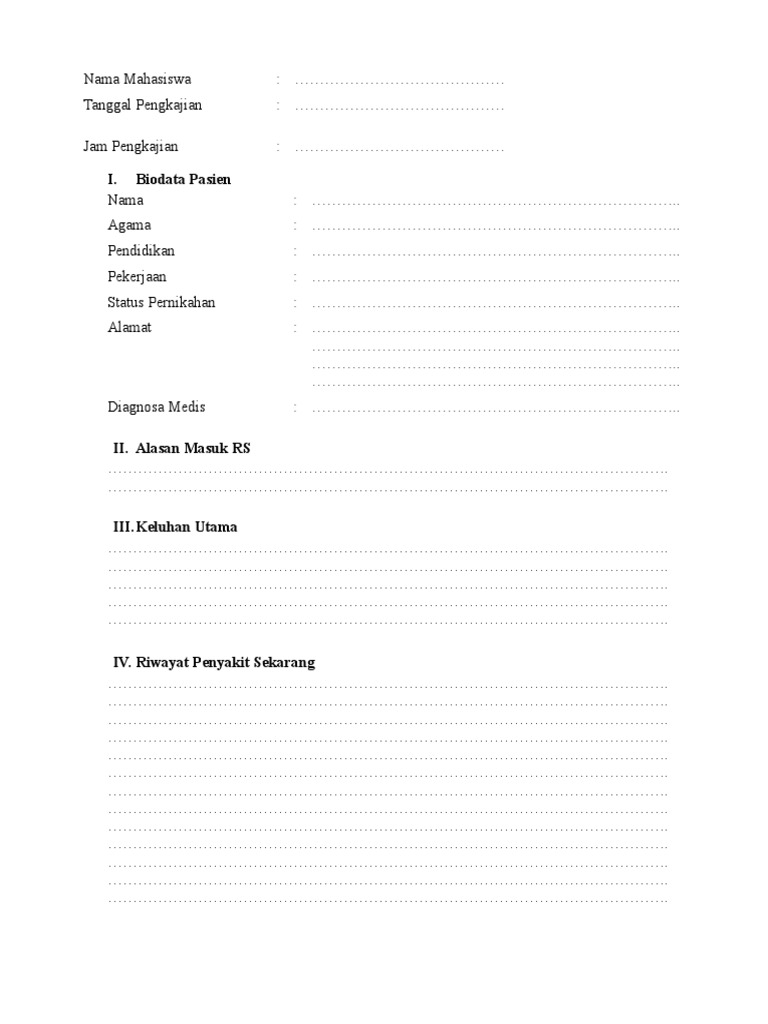 Format Askep Resume | PDF