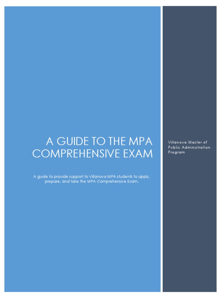 Guide To The Comprehensive Exam | PDF | Academic Integrity | Test ...