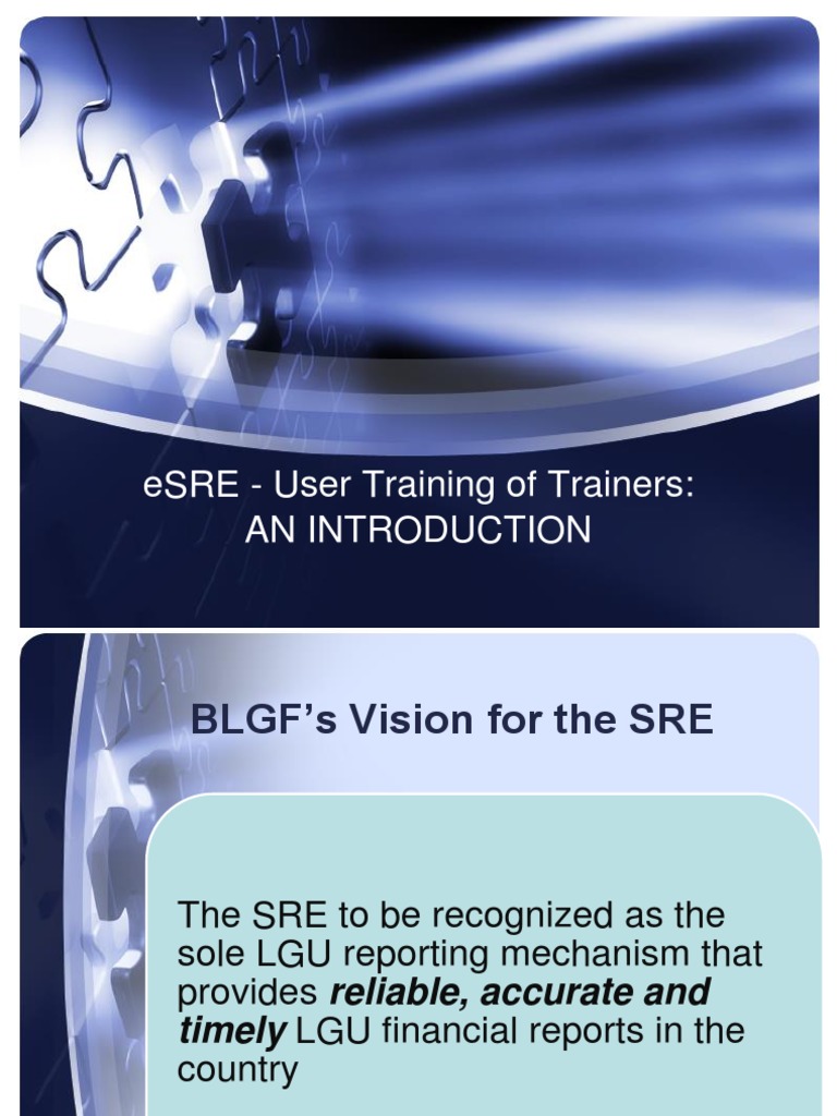 Introduction To E-SRE Training | PDF | Databases | Computer Data