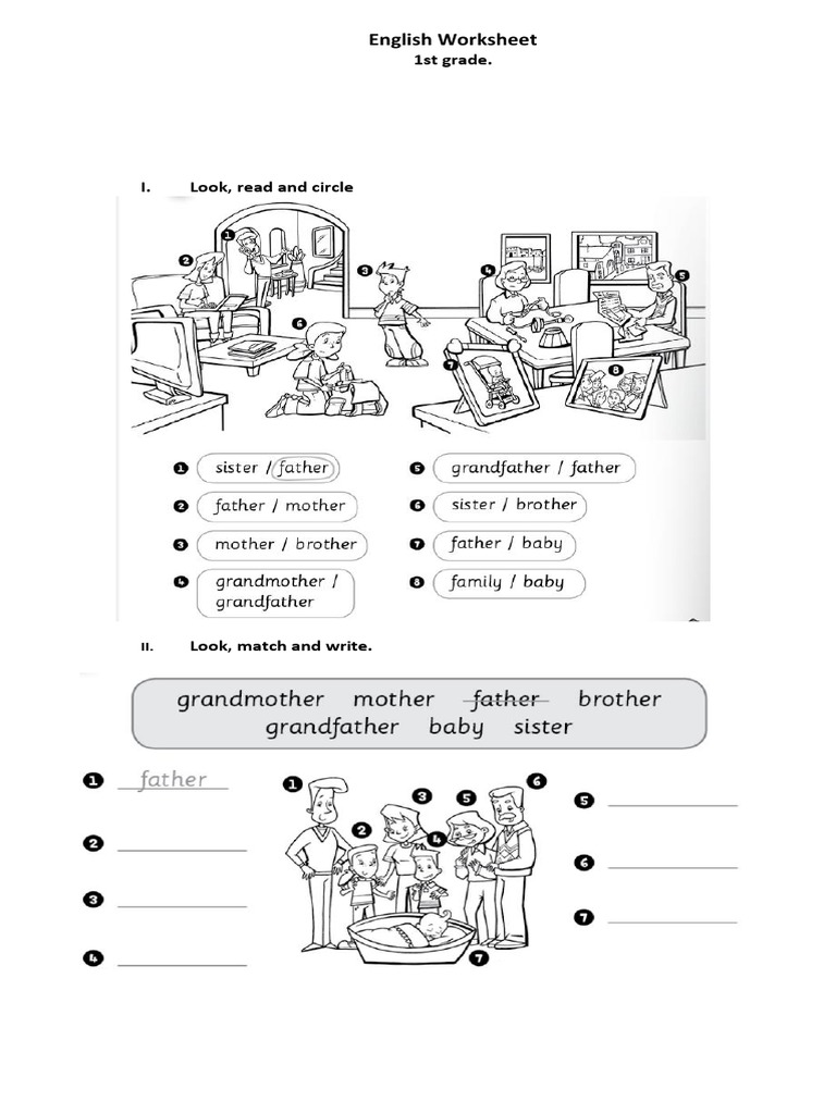 Guia The Family 1st Grade | PDF