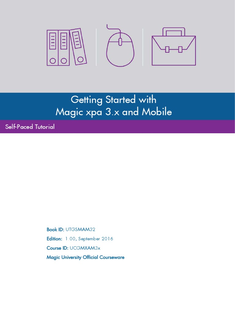 Magic x3 Tutorial-1 | PDF | Mobile App | Graphical User Interfaces