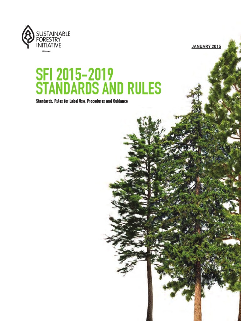 SFI StandardsandRules Web2015 2019 | PDF | Forestry | Conservation Biology