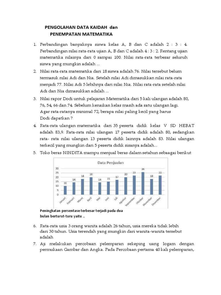 Data Dan Kaidah Pecacahan | PDF | Metode & Bahan Ajar | Seni